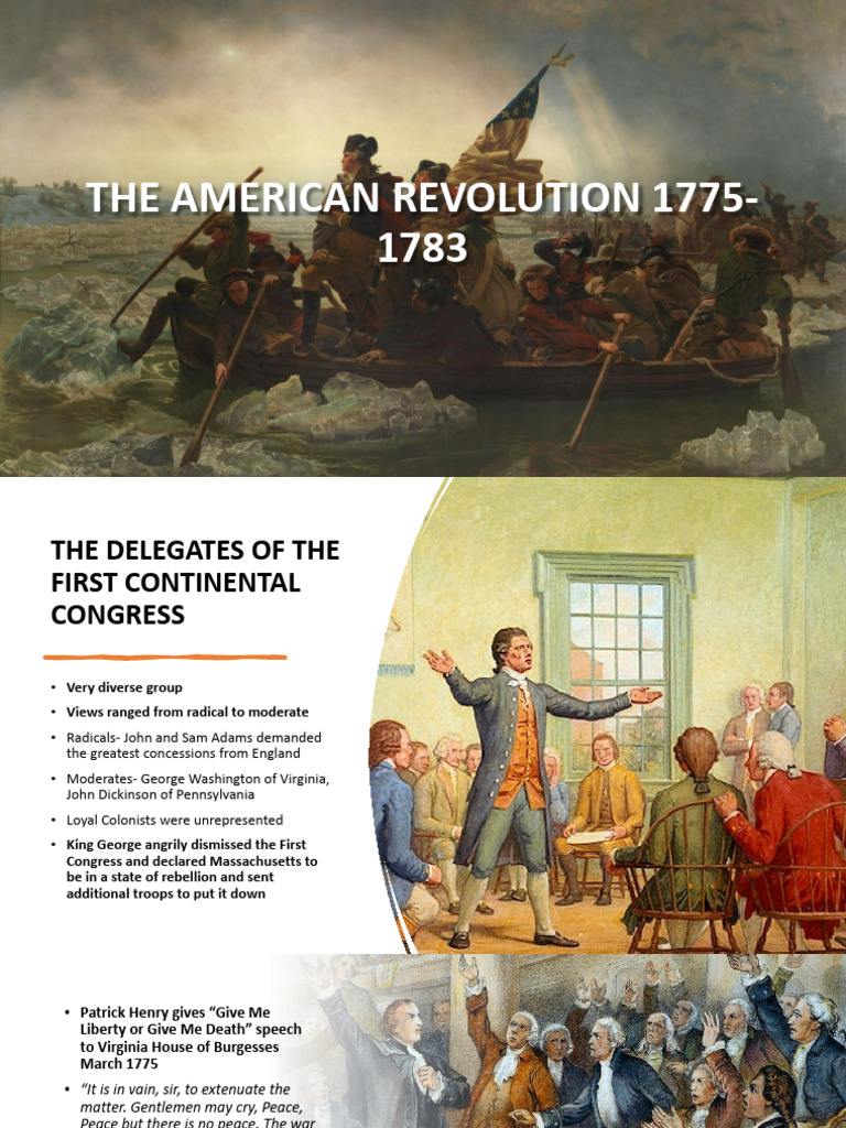 American Revolution: Key Events & Figures | PDF | United States ...