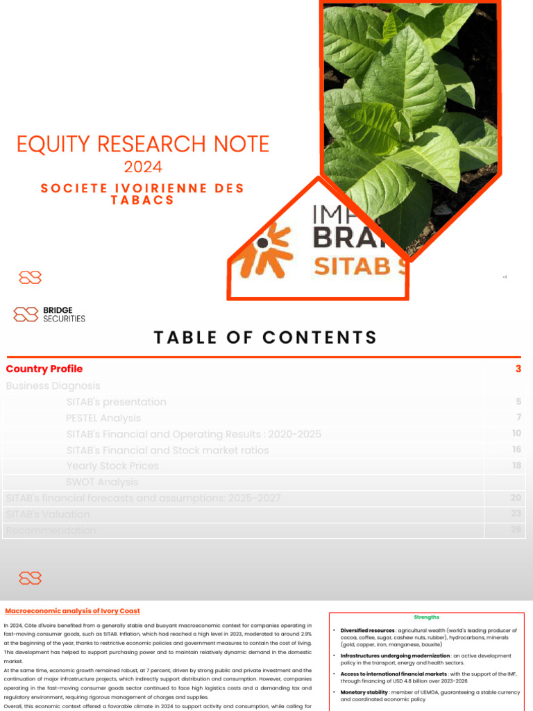 ENG Note de Recherche 2024 SITAB | PDF | Cost Of Living | Taxes