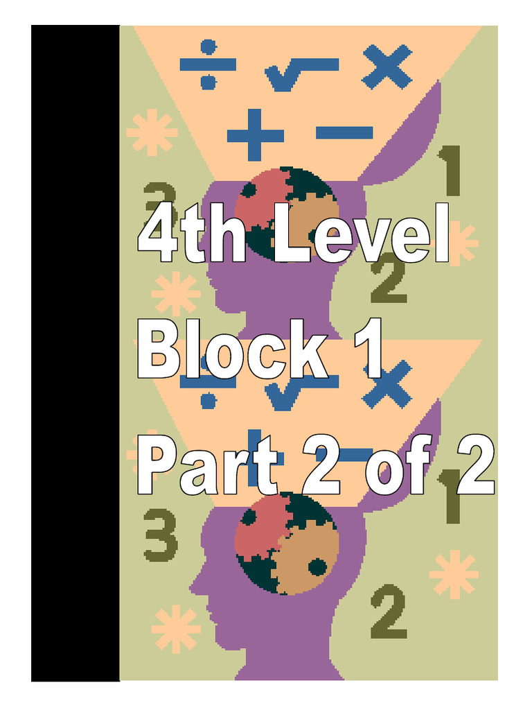 Block 1 Part 2 of 2 - 4th Level | PDF | Descriptive Statistics