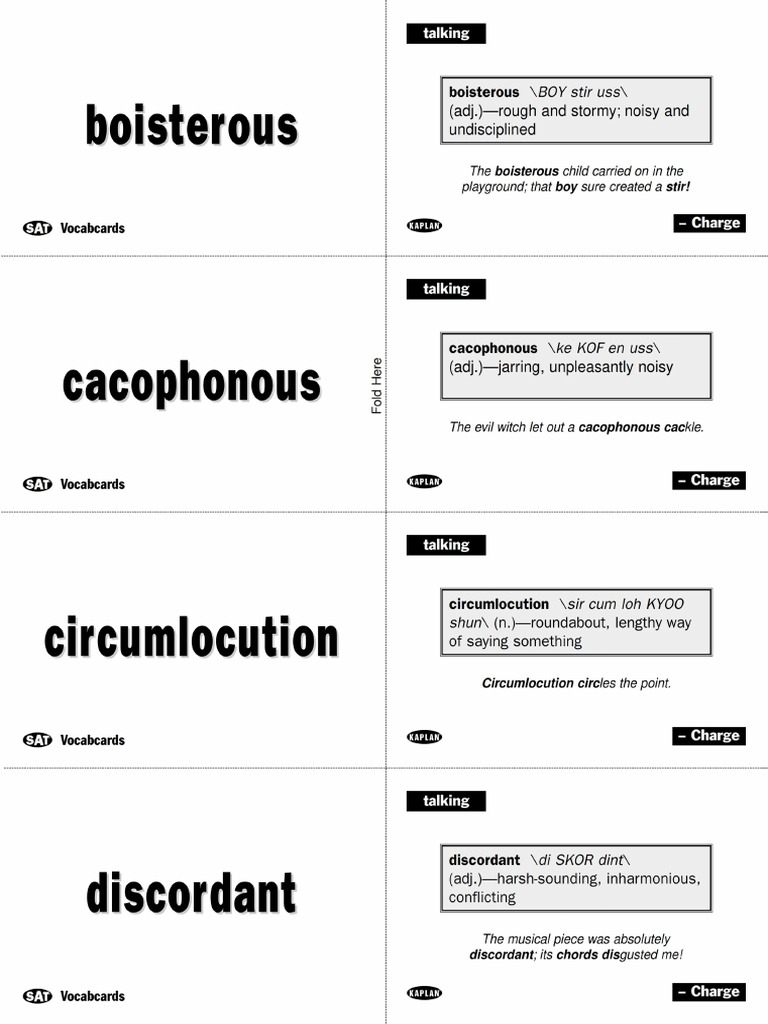 Mixed Vocabulary (Flashcards) | PDF