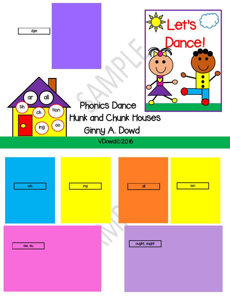 Phonics Dance: Hunk and Chunk Guide | PDF