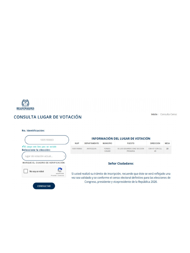 Mesa Votacion Dylan | PDF
