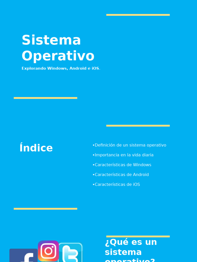 Sistema Operativo | PDF | Aplicación movil | Android (sistema operativo)