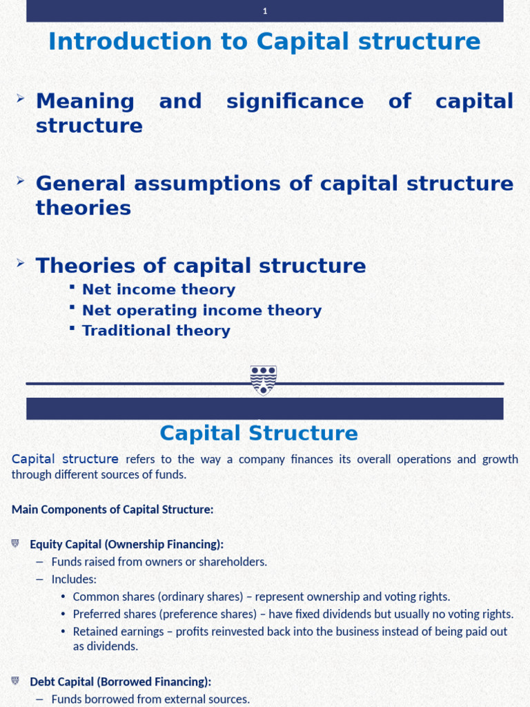 Capital Structure Decision | PDF | Capital Structure | Equity (Finance)