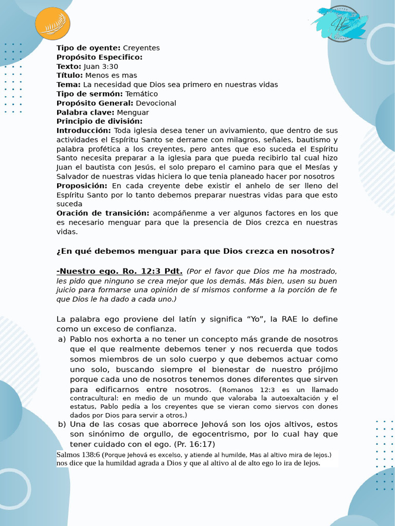 Menguar para Crecer en Dios | PDF | Jesús | espíritu Santo