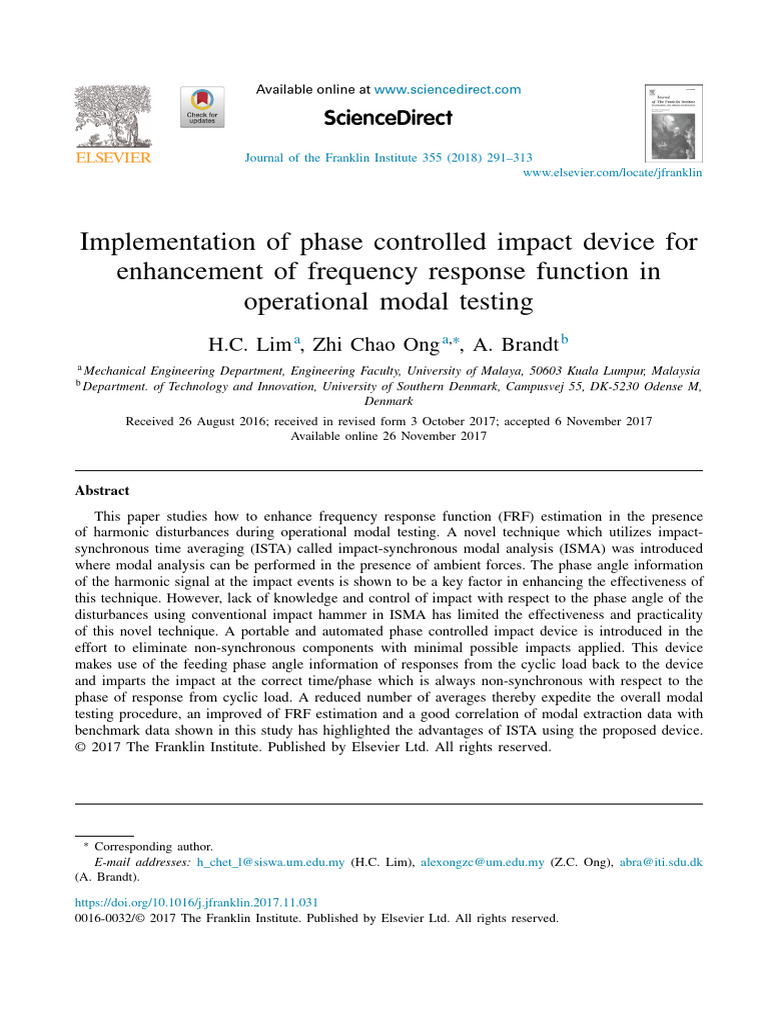 Implementation of Phase Controlled Impact Device For Enhancement of ...