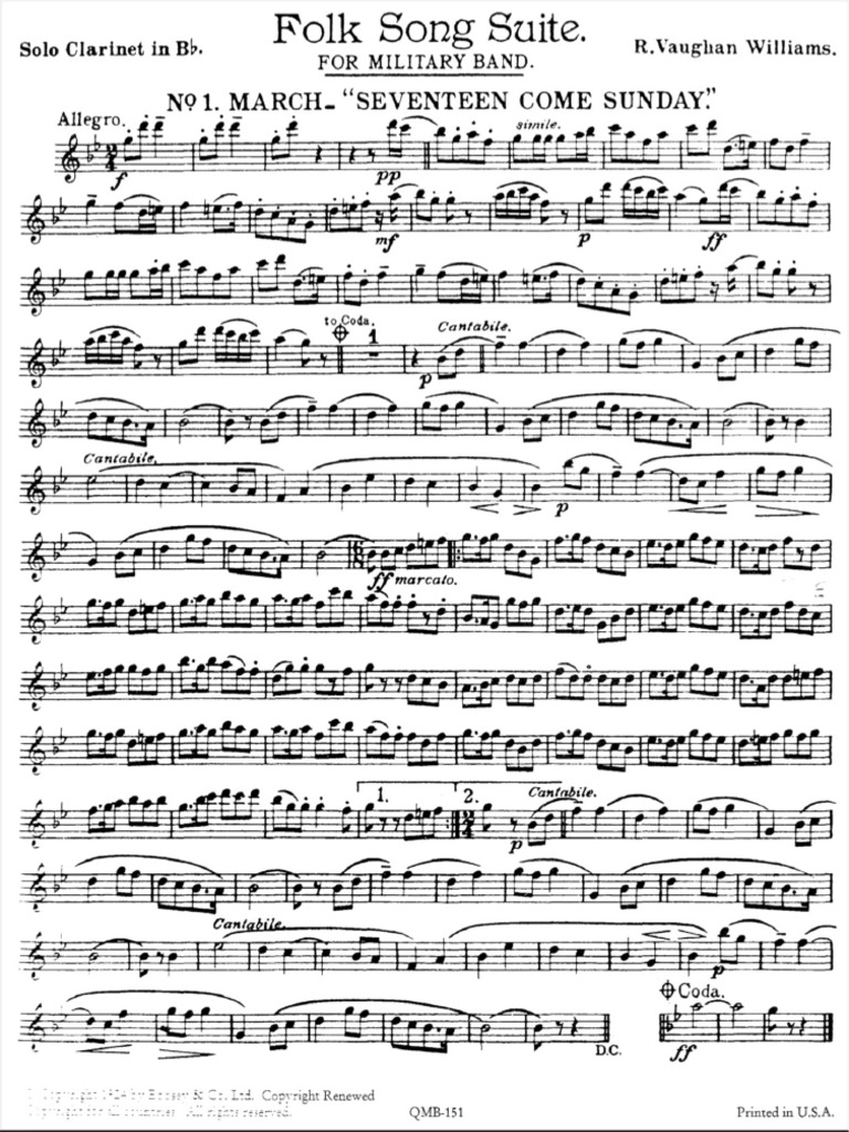 Folk Song Suite | PDF