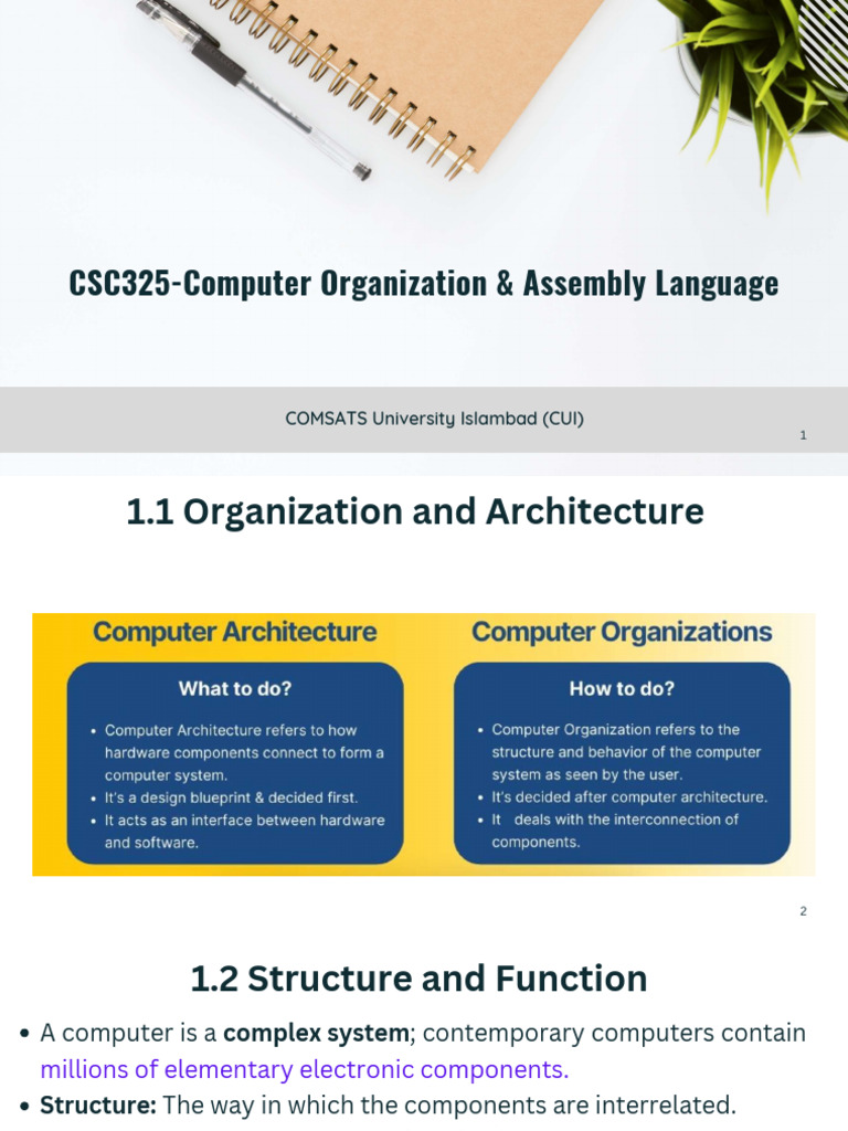 Intro Computer Organization & Assembly Language | PDF | Central Processing Unit | Cpu Cache