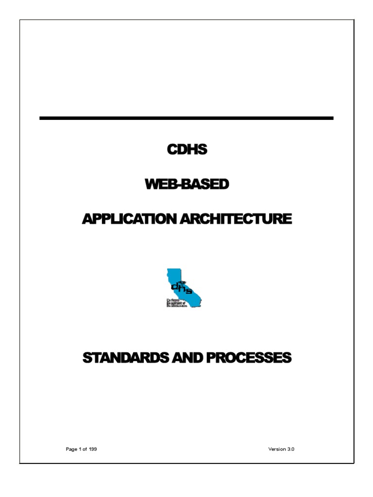 2.03 Web-Based Application Architecture Standards | PDF | Web Application | Databases
