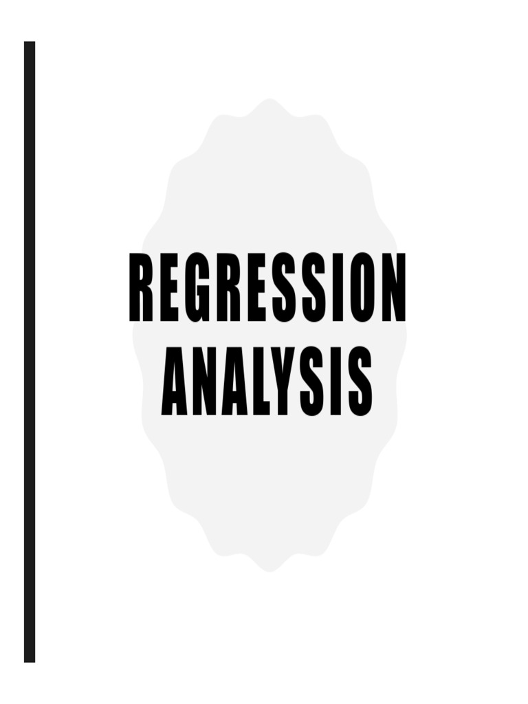 Regression Analysis | PDF | Coefficient Of Determination | Regression ...