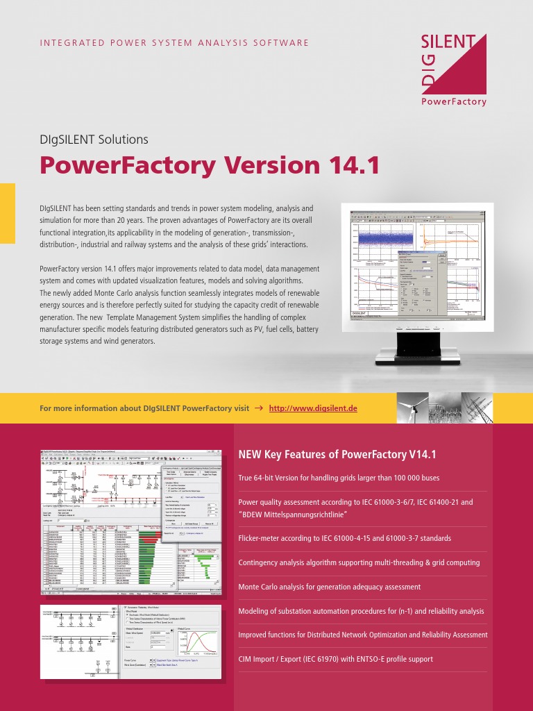 PowerFactory v14.1 PDF | PDF | Electrical Grid | Wind Power