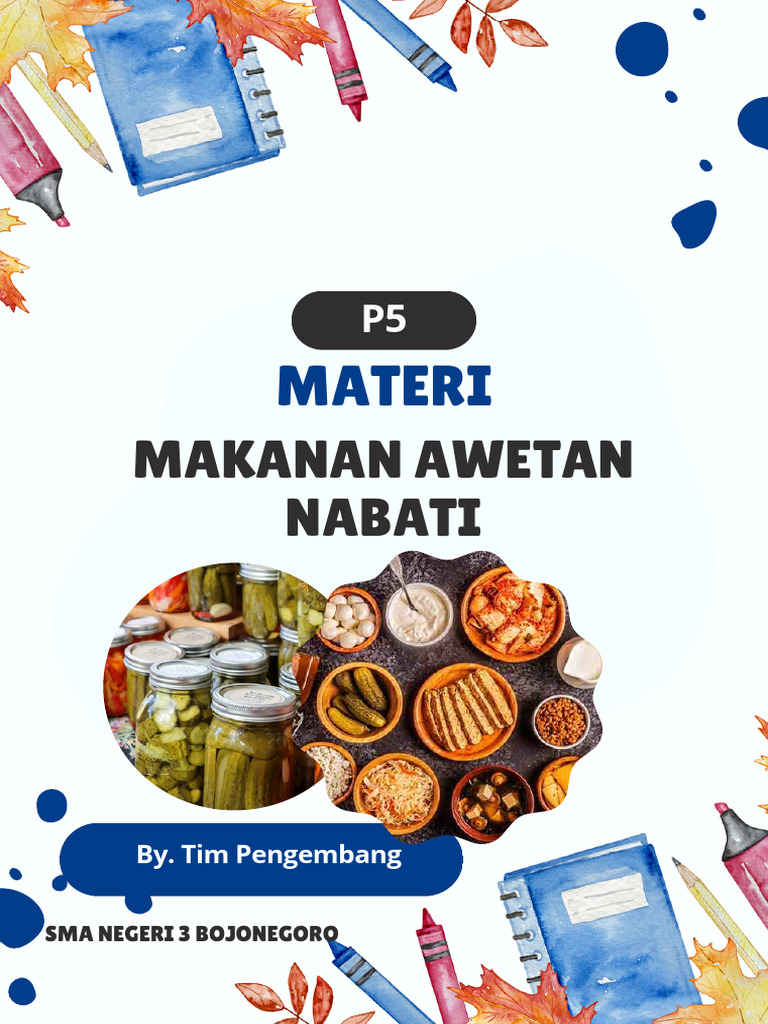 Makanan Awetan Nabati: Manfaat & Metode | PDF