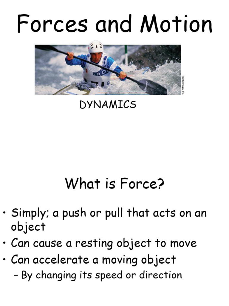 Forces and Motion Lesson 1 | PDF | Force | Atomic Nucleus