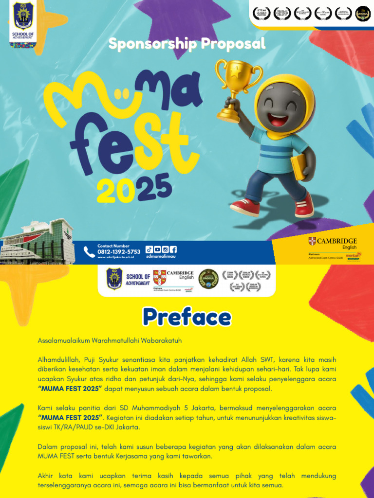 Proposal Sponsorship MUMA FEST 2025 | PDF