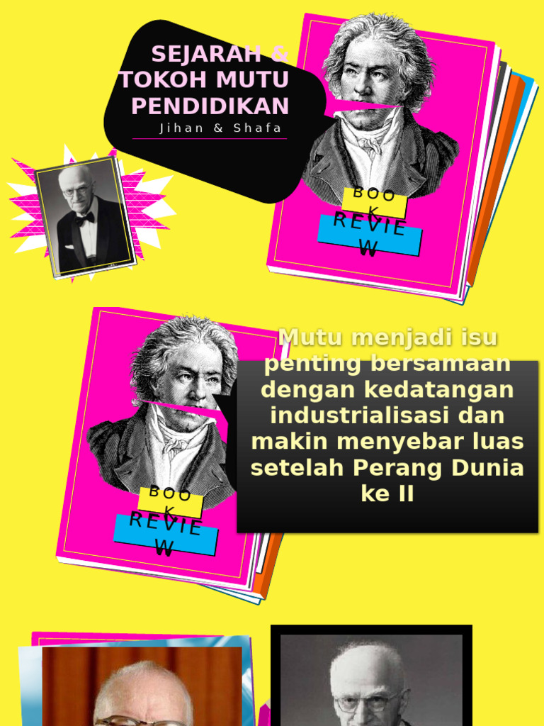 Sejarah & Tokoh Mutu Pendidikan | PDF
