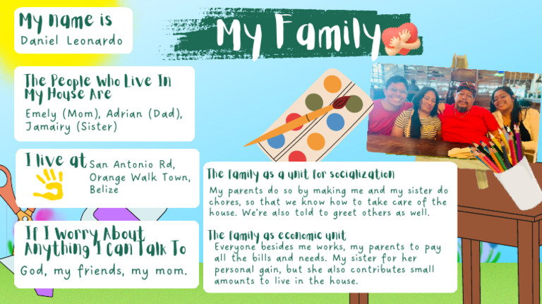 My Family: Structure and Roles | PDF
