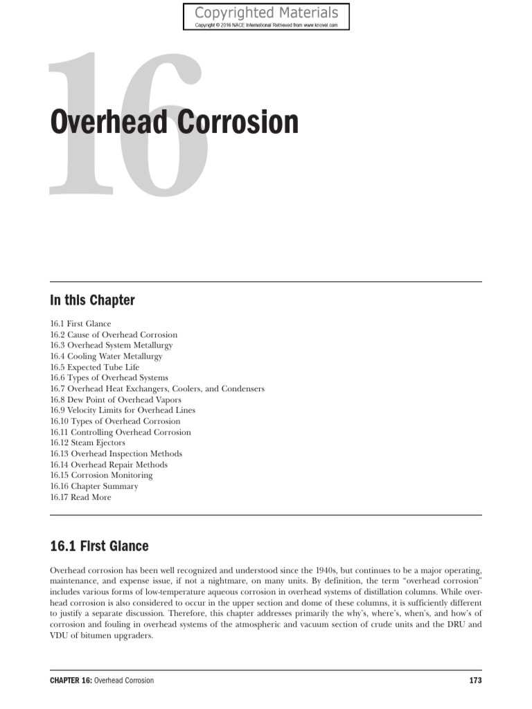 Overhead Corrosion | PDF | Stainless Steel | Heat Exchanger