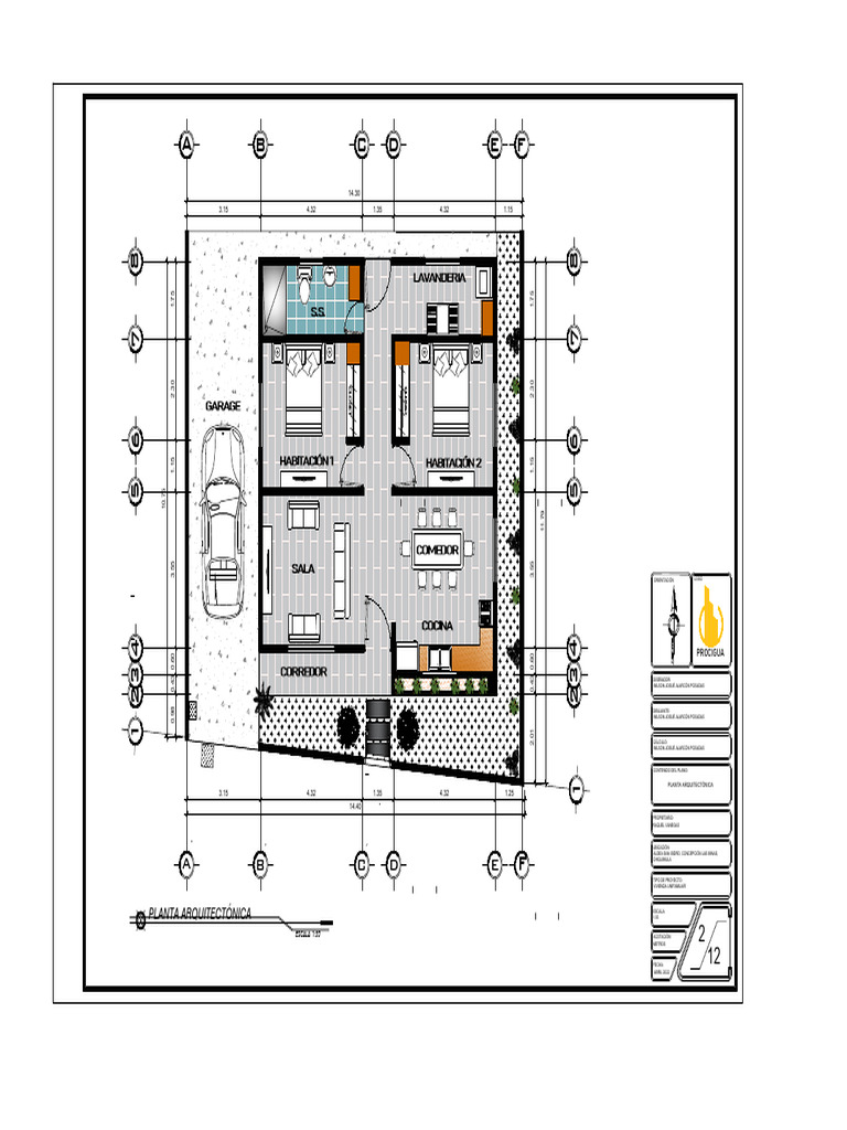 Planos Cad Modelo1 | PDF