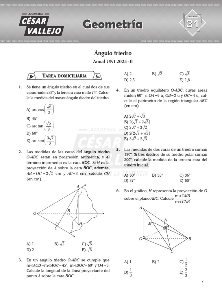 Ge Acv Dom Sem31 | PDF | Formas geométricas | Geometría del plano ...