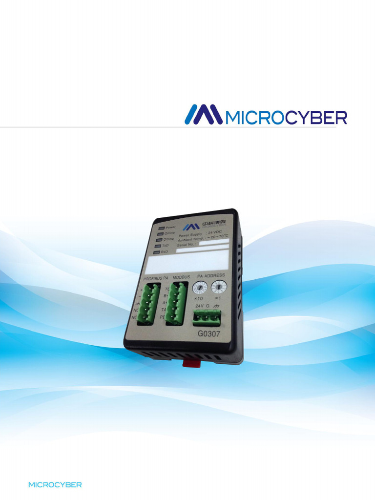 Manual-G0307 Modbus to Profibus PA Converter | PDF | Parameter (Computer Programming) | Network ...