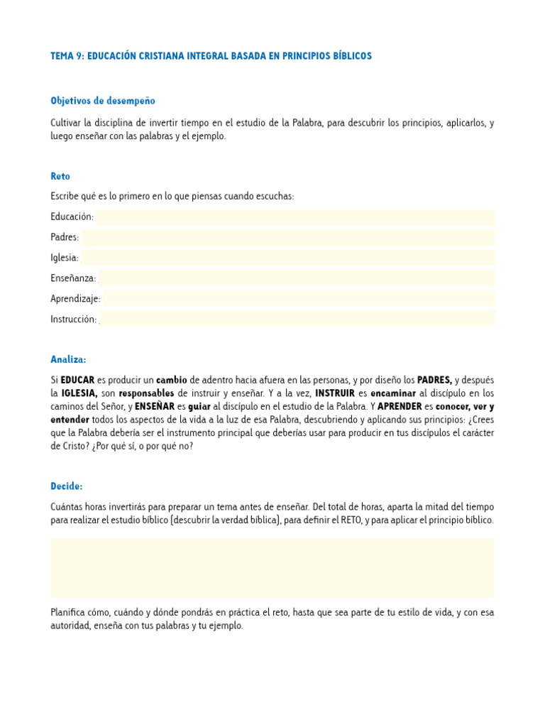9 - Planificación Del Reto | PDF