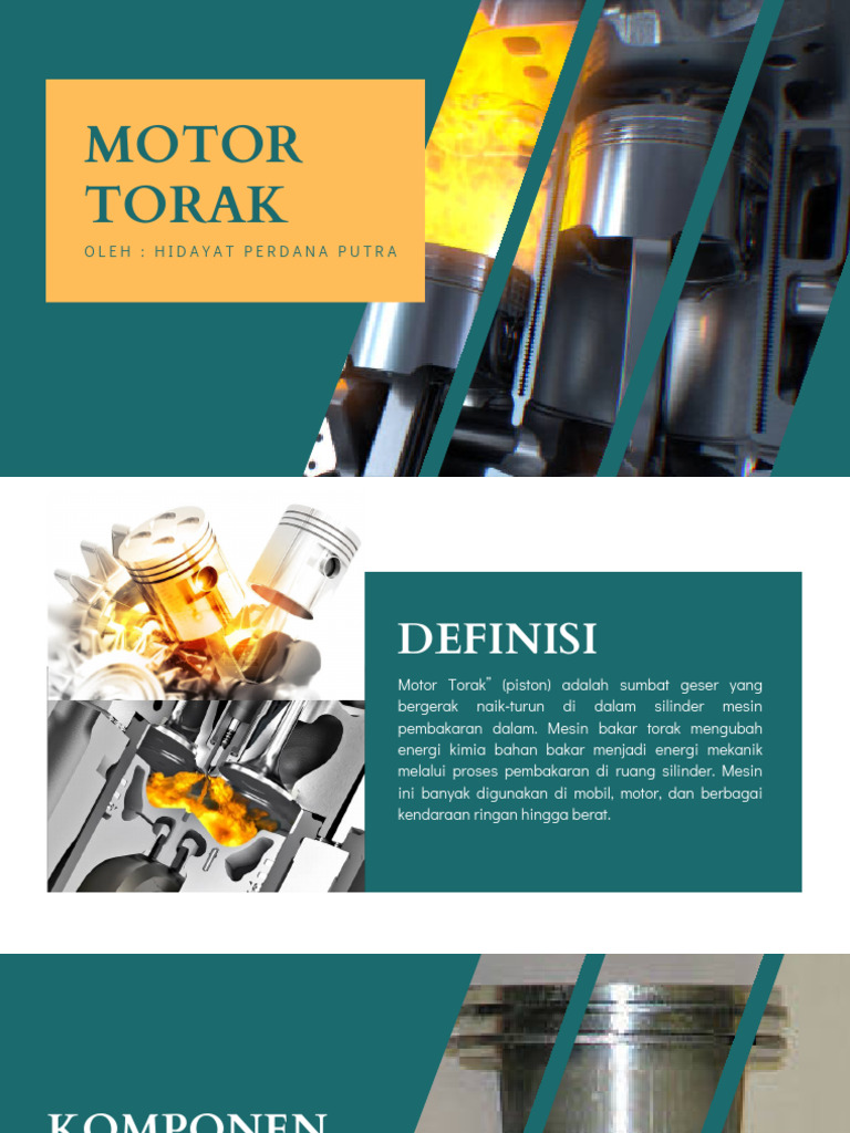 Komponen dan Proses Motor Torak | PDF