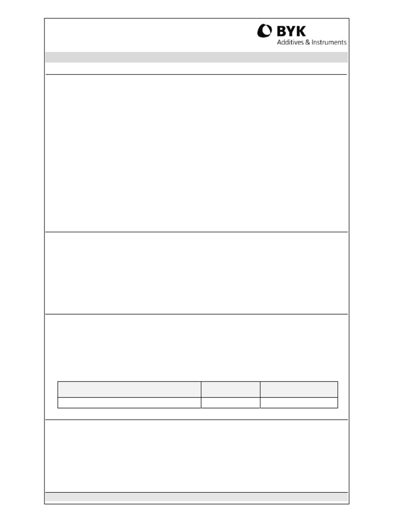 MSDS_BYK-016_US_en | PDF | Toxicity | Solubility