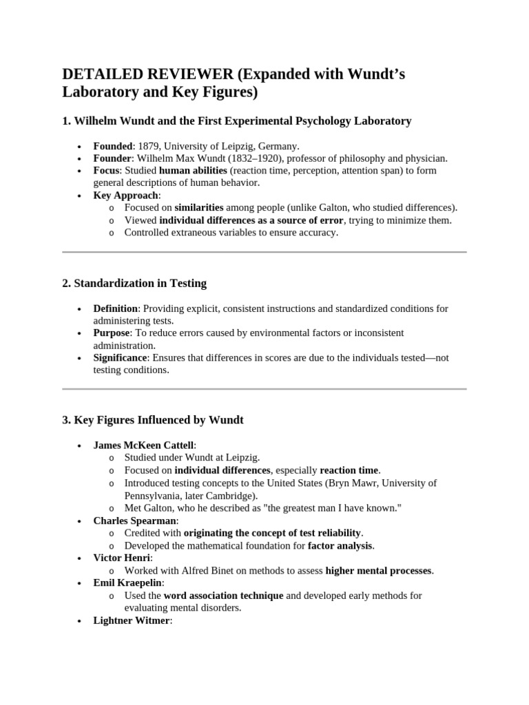 Detailed Reviewer | PDF | Psychology | Behavioural Sciences