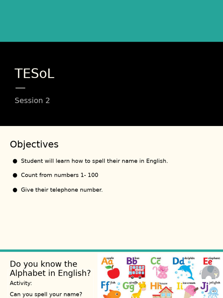 Tesol 3 | PDF