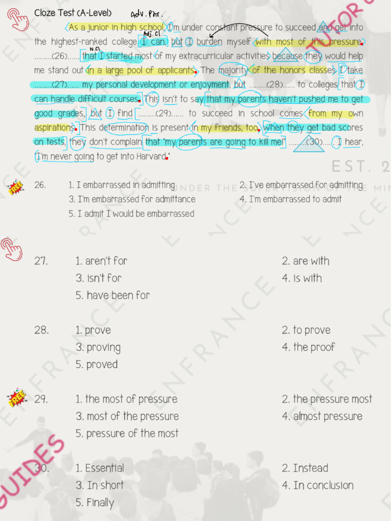 Reading & Paragraph Completion of 9-Subject 2 | PDF | Linguistics | Syntax