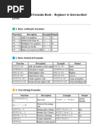 Advanced Excel Complete CourseBook With Formulas | PDF | Microsoft ...