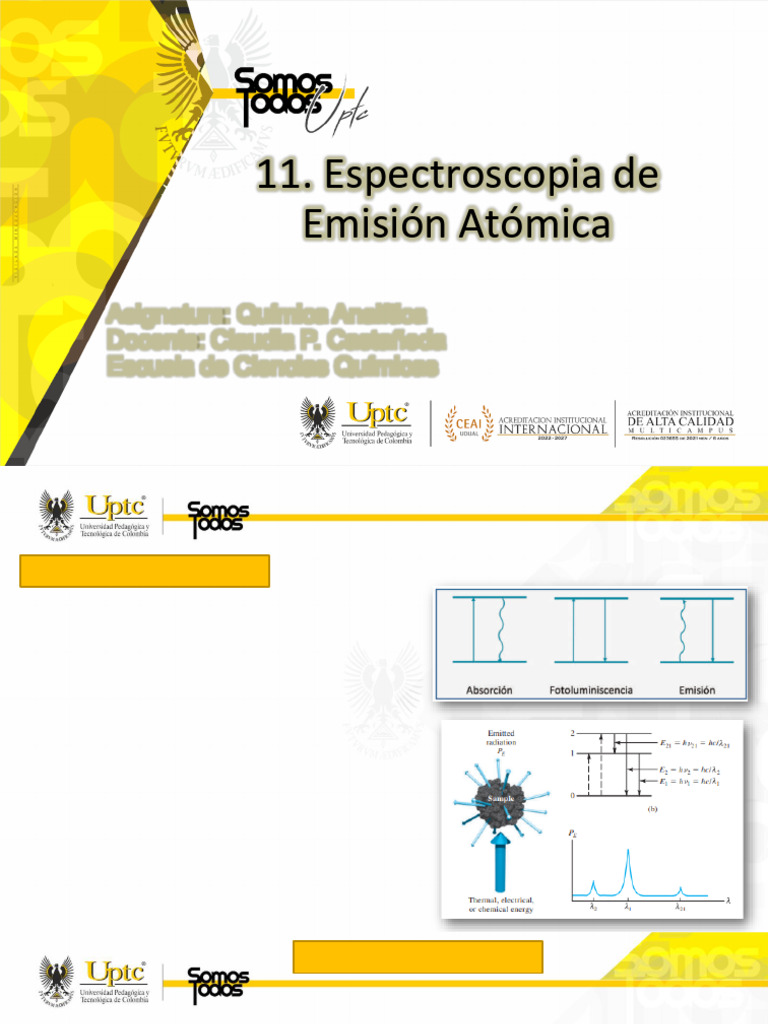 11 Espectroscopia de Emisión Atómica - 251108 - 231823 | PDF | Espectro ...