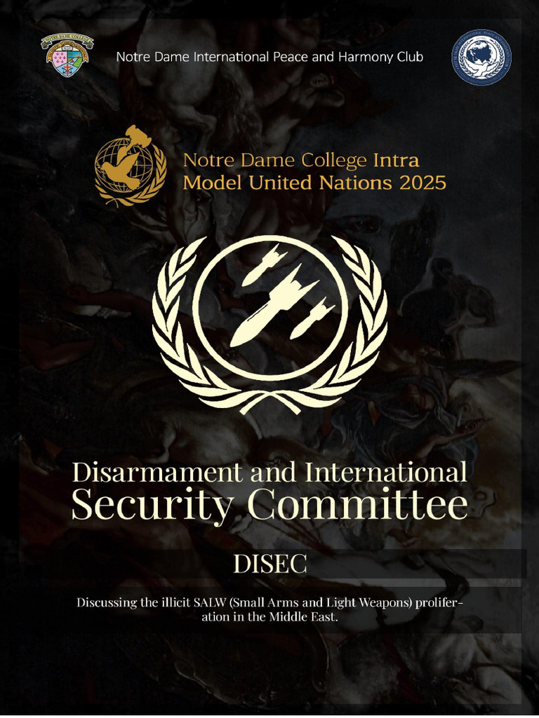 DISEC - Notre Dame College Intra Model United Nations | PDF | United ...
