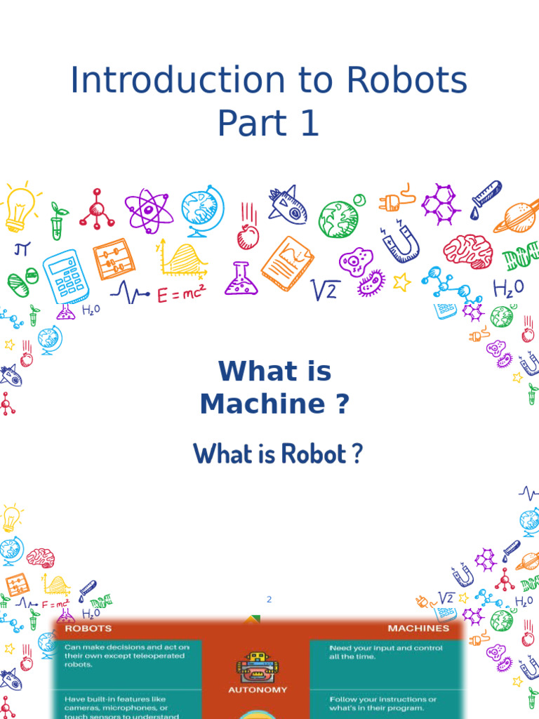 Lecture Slide 4.1.1 Introduction to Robots Part 1 | PDF
