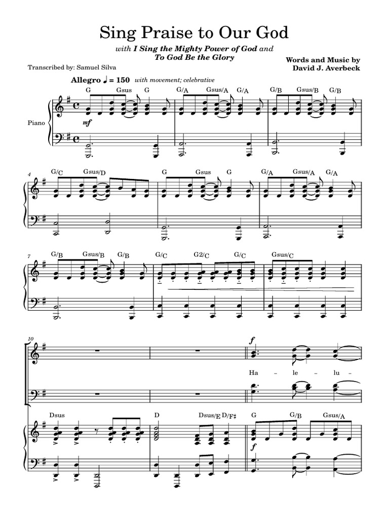 Worship Songs: Sing Praise to God | PDF