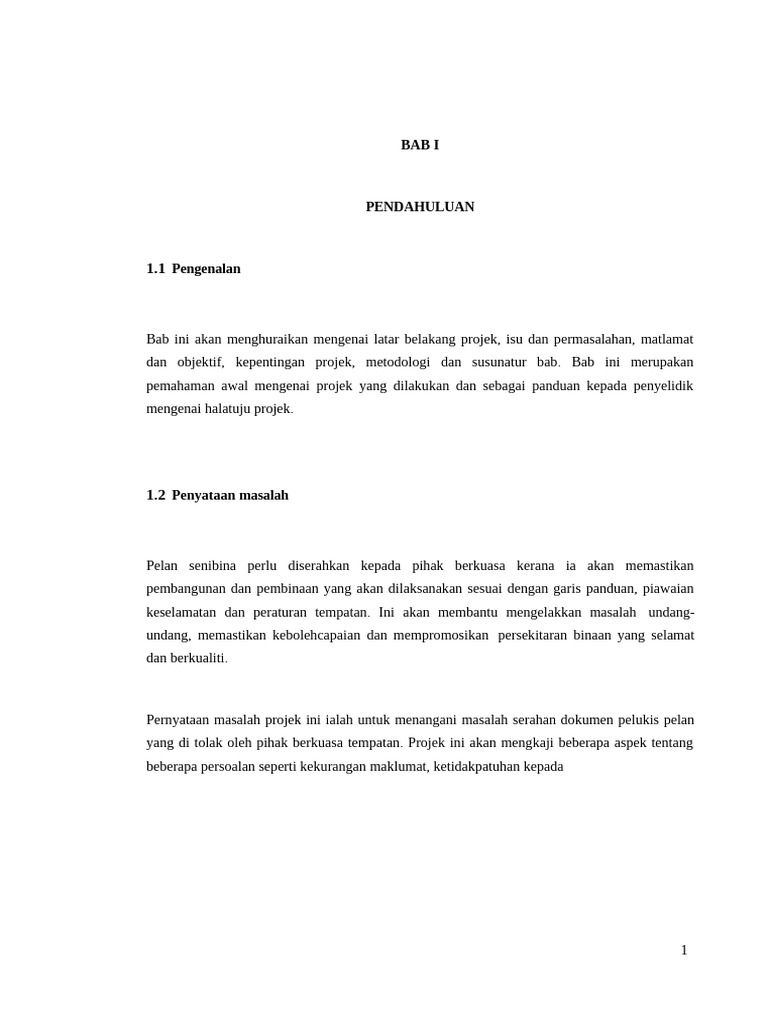 Bab 1 - Bab 5 LPKT DLKM Hidayah | PDF