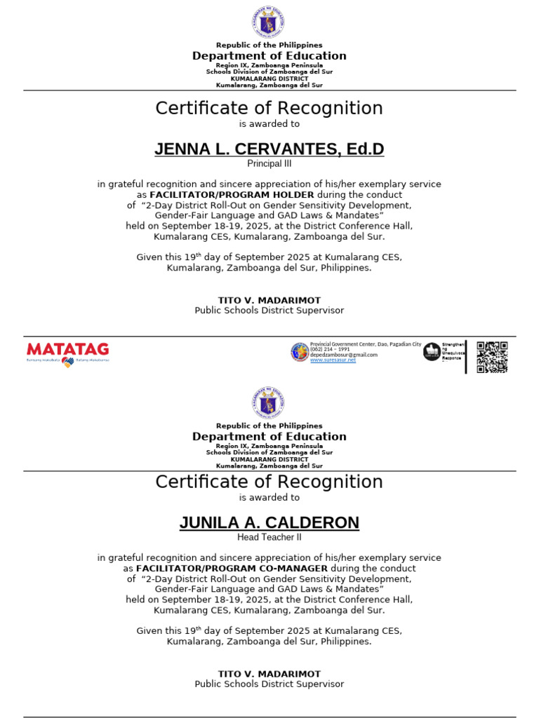 Certificates for PMT | PDF | Government Institutions | Government ...