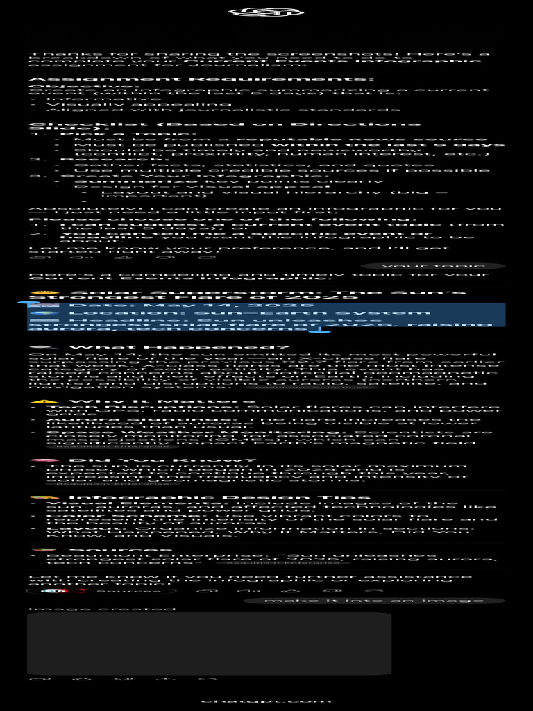 Create Infographic Summary | PDF