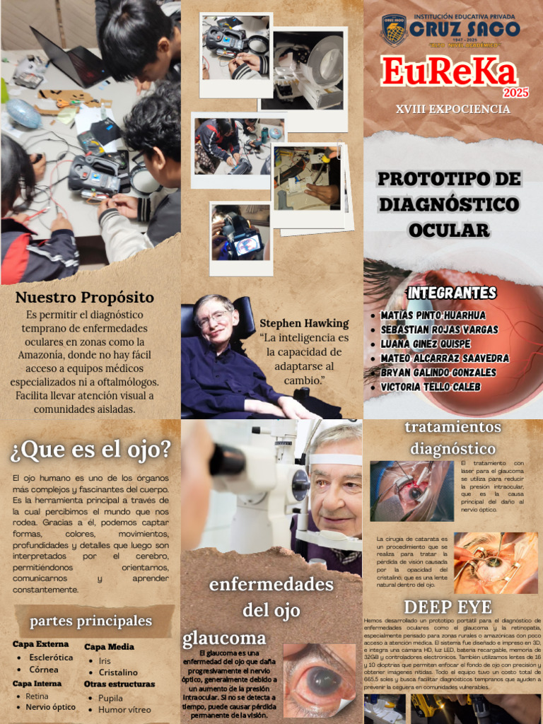 Folleto Tríptico Campamento de Verano Ilustrado Cool Azul | PDF | Ojo ...