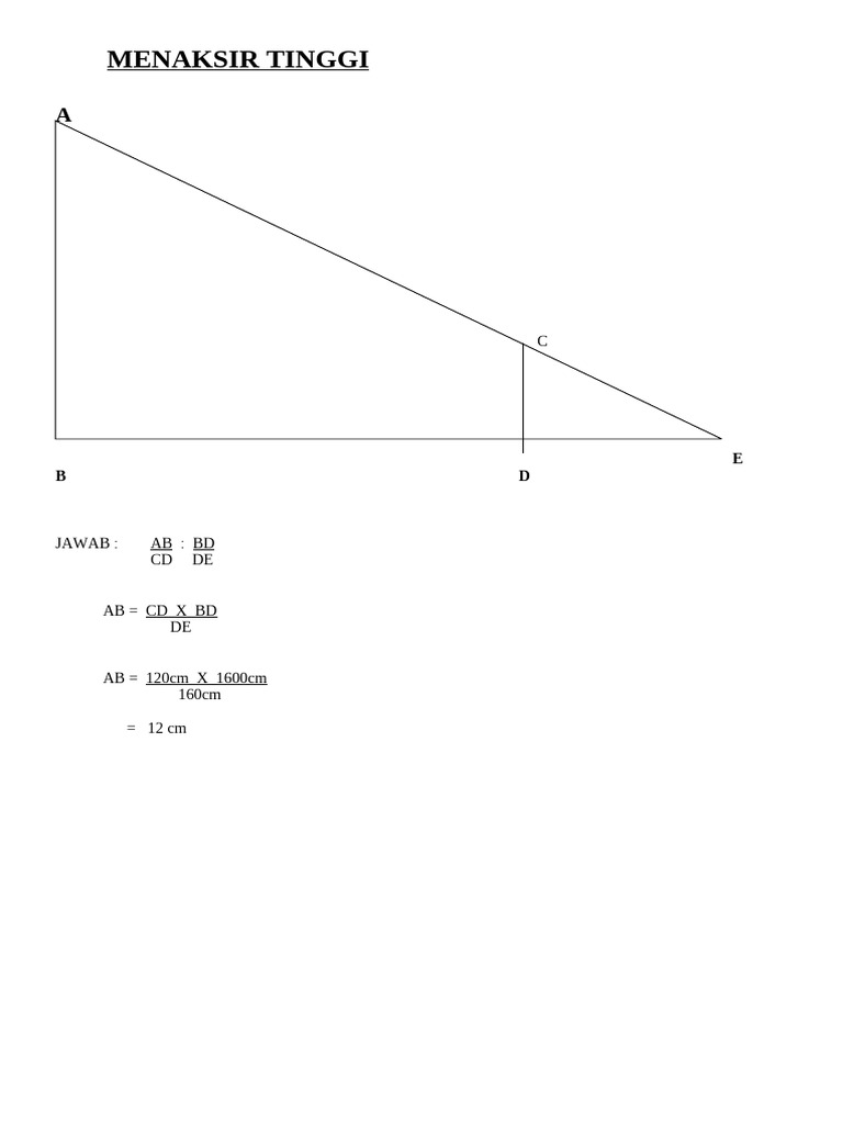 Menaksir Tinggi | PDF