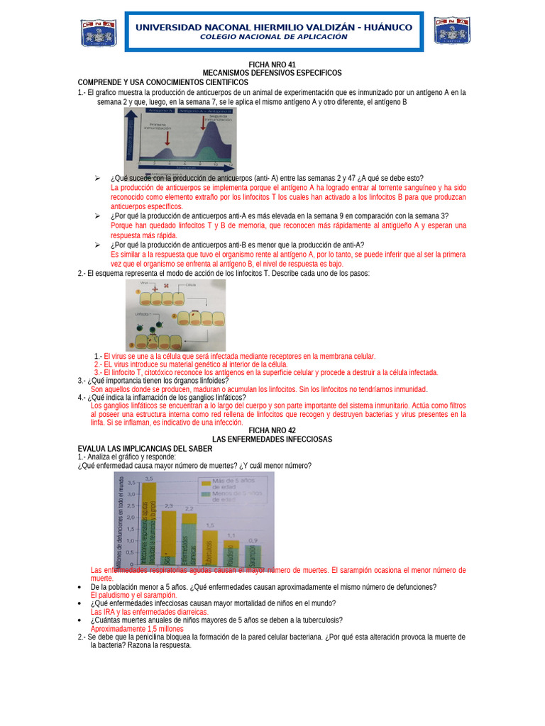 RETROALIMENTACIÓN CC y TT 4TO-2025 | PDF | Virus | Sistema inmune