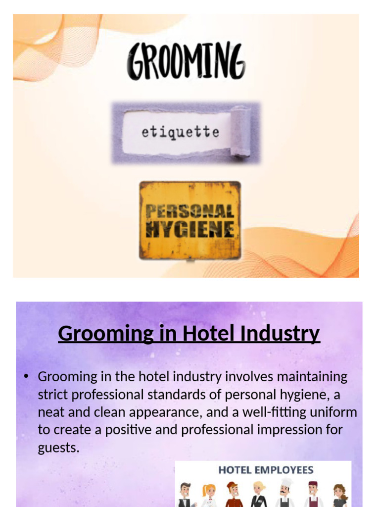 Grooming Etiquette Personal Hygiene | PDF | Hygiene