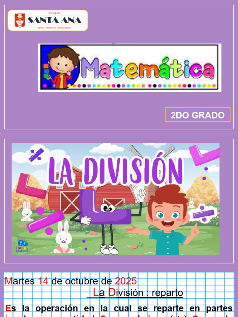 División: Reparto en 2do Grado | PDF