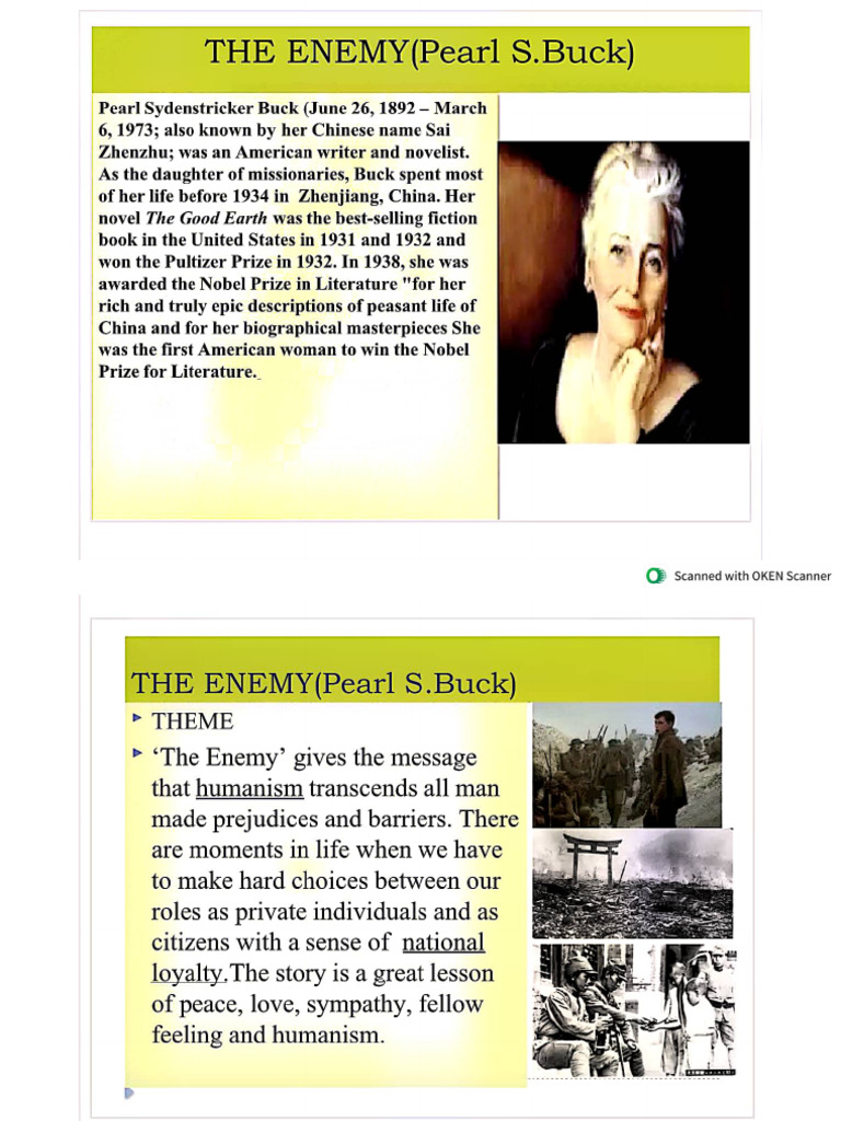 Enemy Class 12 English | PDF