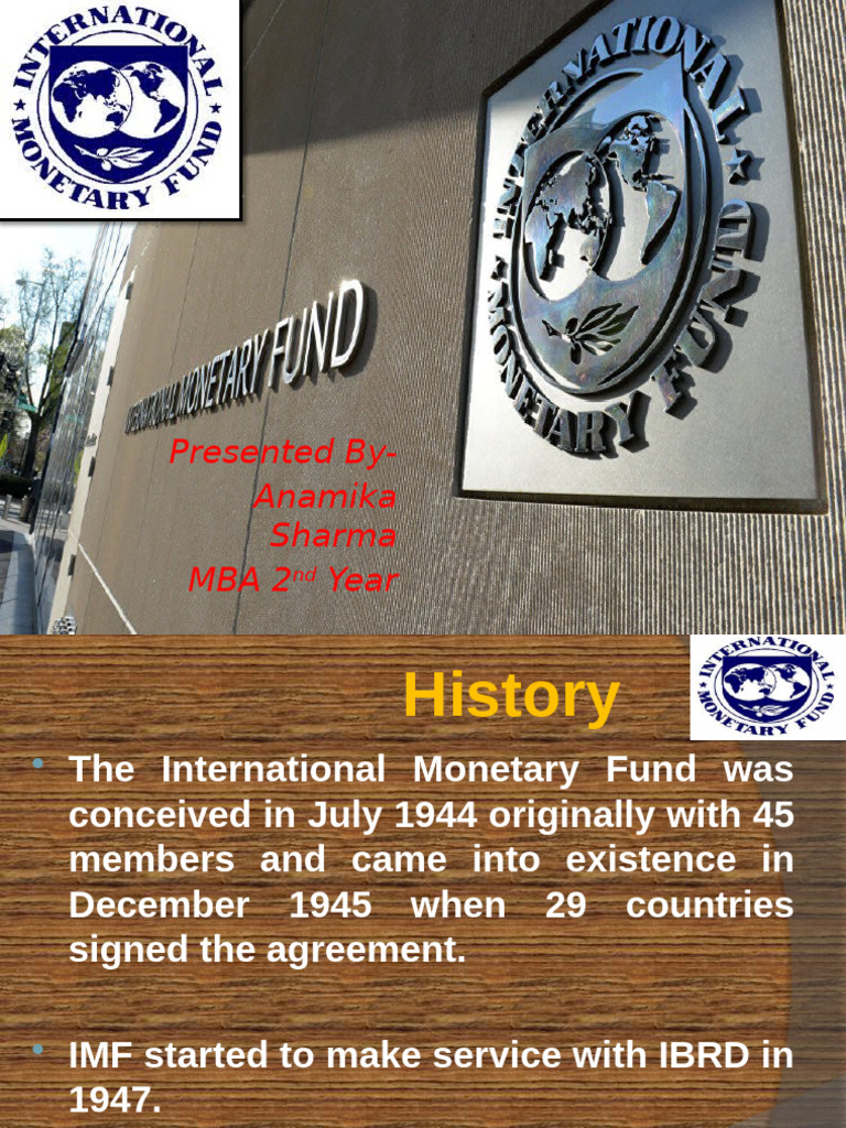 International Monetary Fund (Anamika) | PDF | International Monetary ...