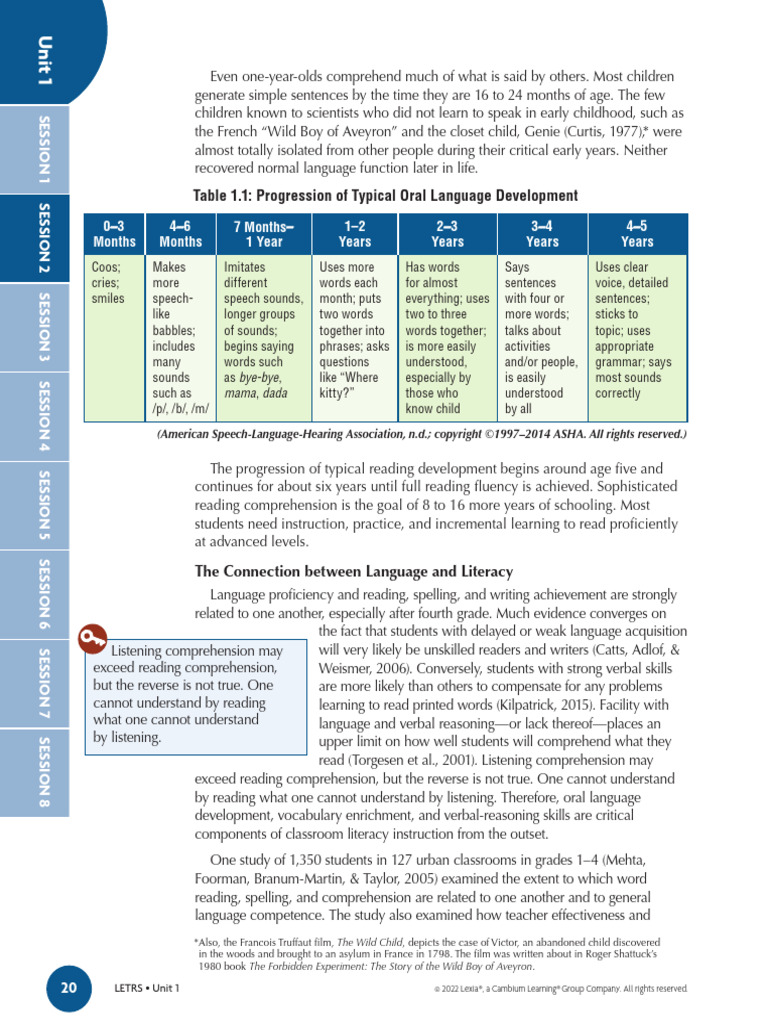 LETRS Unit 1 Supplemental Handouts - 12.17.23 | PDF | Word | Phonics