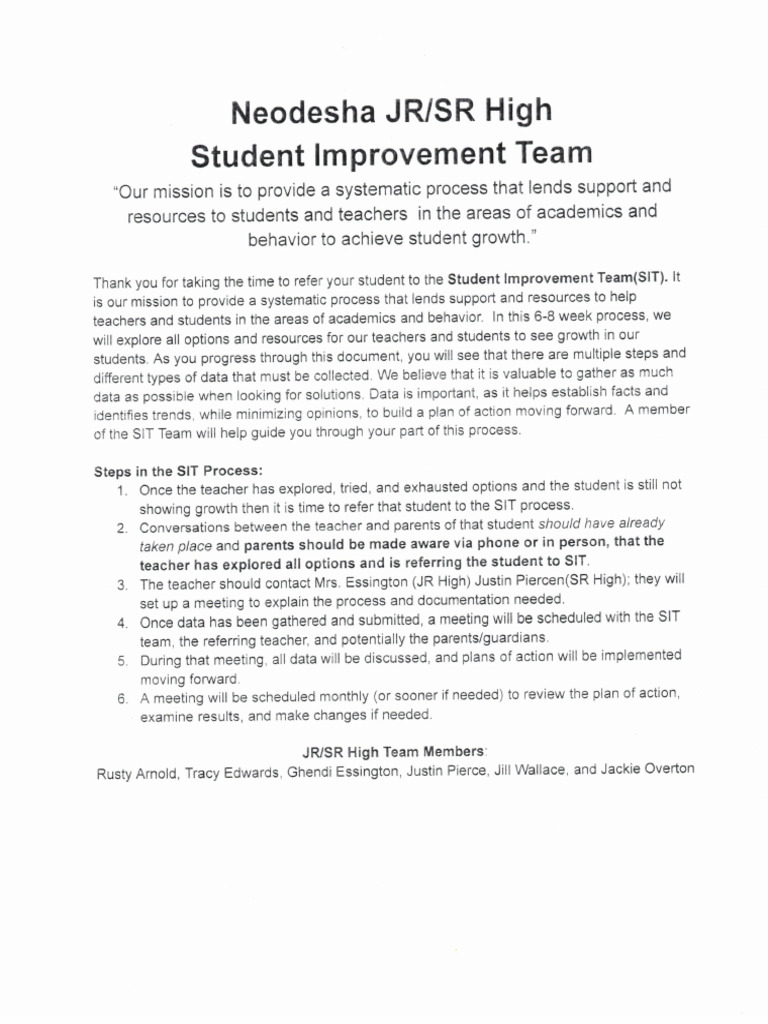 NHS SIT Form | PDF