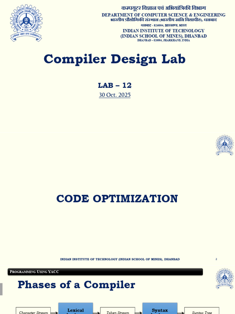 Lab 12 - Code Optimization | PDF | Compiler | Program Optimization