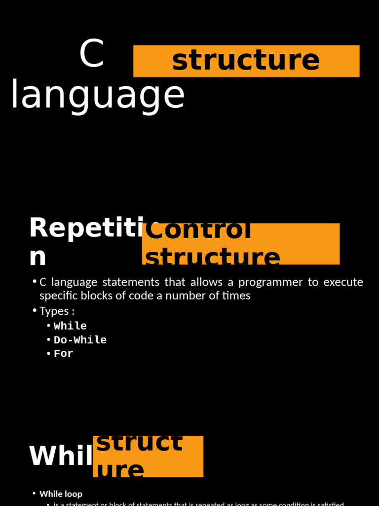 C Lang LoopStatement | PDF
