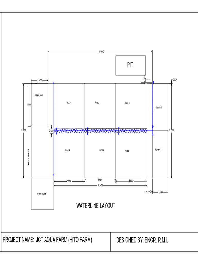 Aqua Farm Water Line Layout R2-Layout1 | PDF